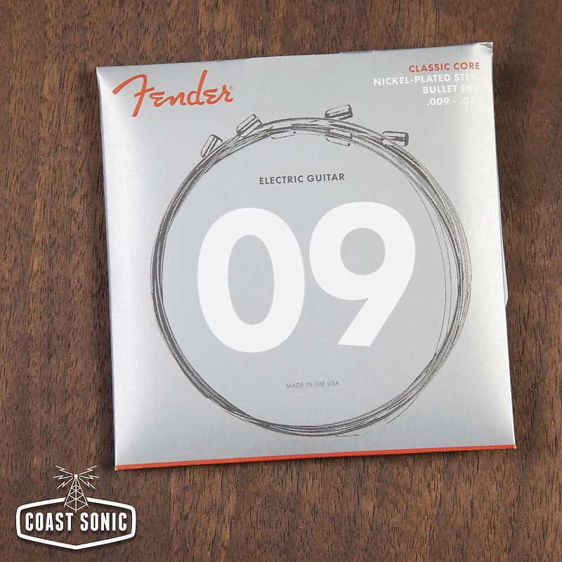 Fender Classic Core Nickel Plated Steel Bullet End Strings | Reverb