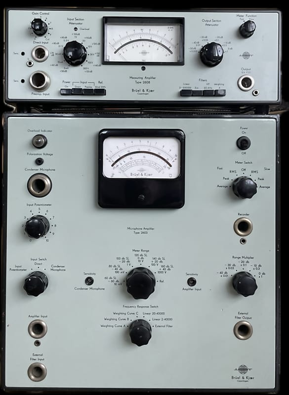 Bruel & Kjaer 2603 Microphone Amplifier & 2608 Measuring | Reverb