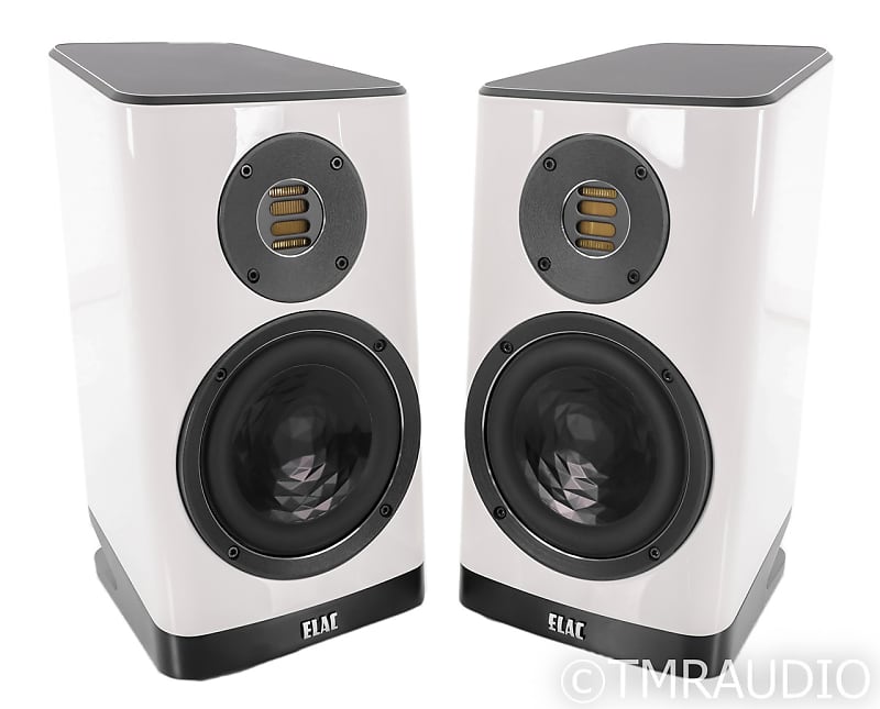 ELAC Vela BS 403 Bookshelf Speakers; White Pair | Reverb