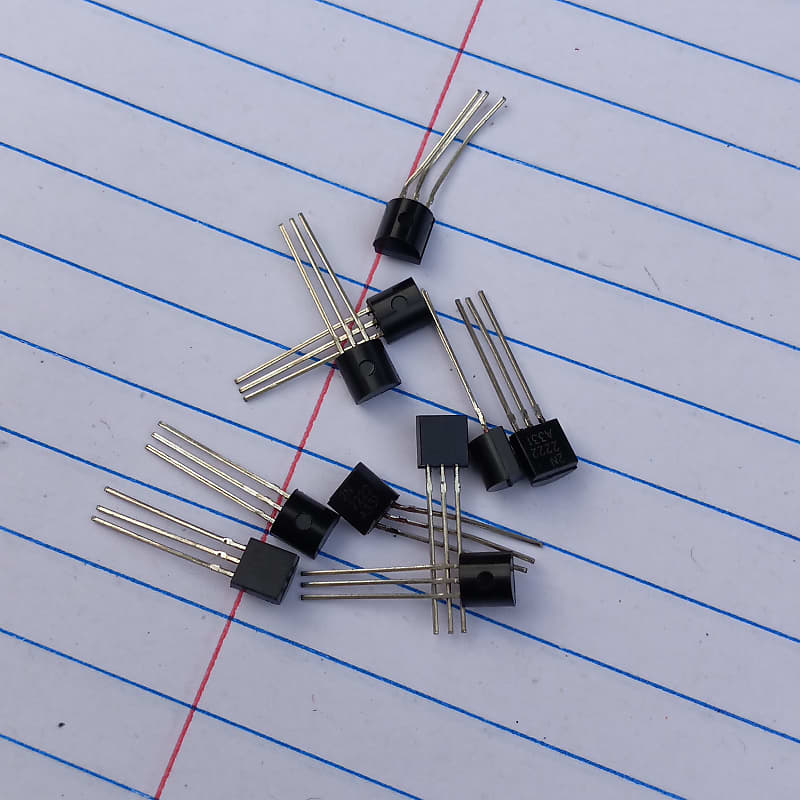 (10) Unknown 2N2222 transistors | Reverb