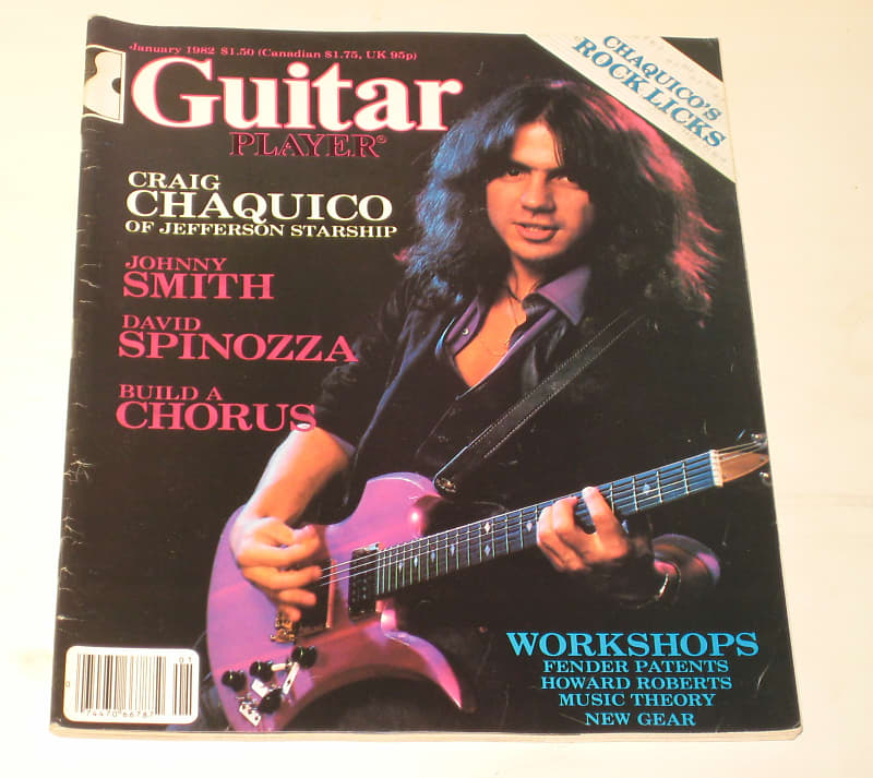 1982 Craig Chaquico Jefferson Starship Johnny Smith David | Reverb