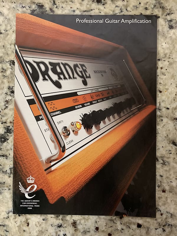 Orange Catalog 2000’s Thunderverb Rockerverb AD50 Tiny Terror | Reverb