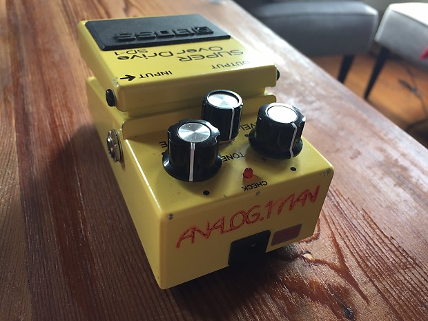 Analogman Boss SD-1 with 808 mod 2000's | Reverb