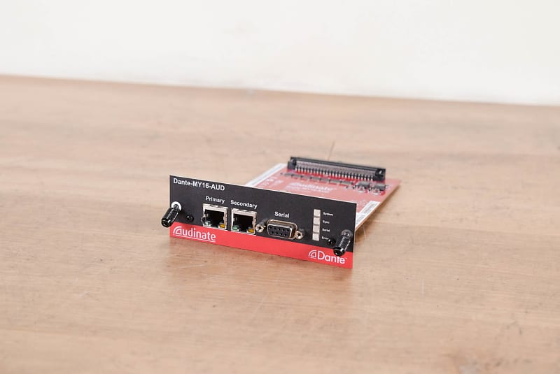Audinate Dante-MY16-AUD 16-Channel Dante Network I/O Card | Reverb