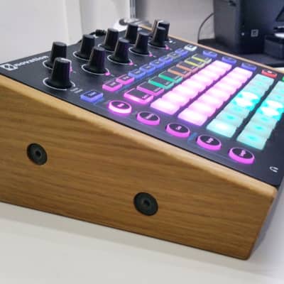 Solid Oak Stand for the Novation Circuit Grid Based Groove | Reverb