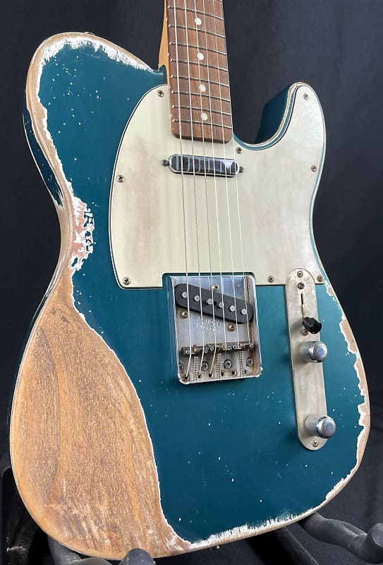 Custom/Hybrid Telecaster, Heavy Relic, Ocean Turquoise | Reverb