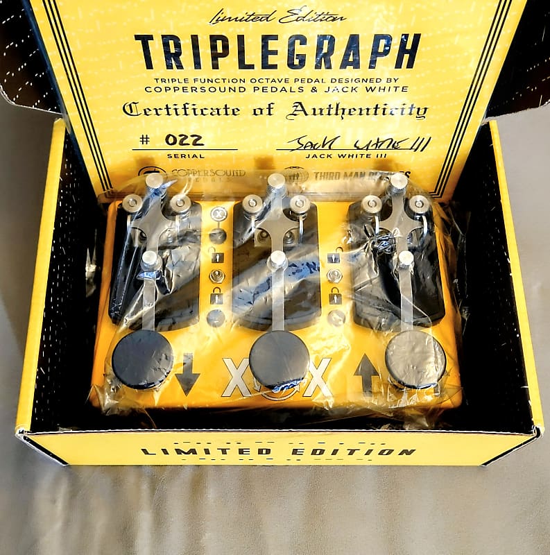 Third Man Triplegraph Limited Edition Yellow JACK WHITE x | Reverb