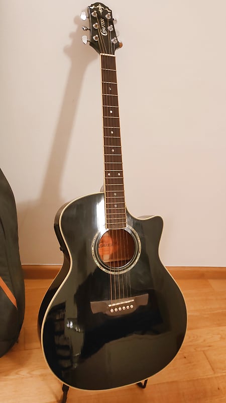 Crafter GAE 8 / BK 2016 - with Semi-Rigid case | Reverb