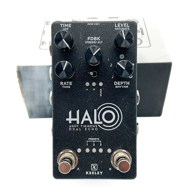 Keeley Halo Andy Timmons Signature Dual Echo Guitar Pedal | Reverb