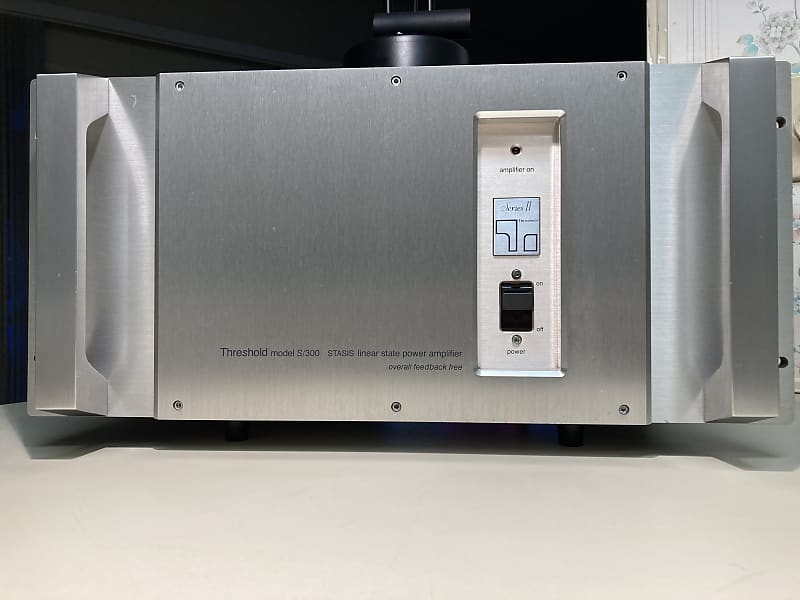 Threshold S/300 Stasis linear power amplifier 1980 Brushed | Reverb