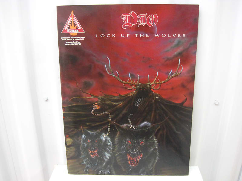 Dio Lock Up The Wolves Sheet Music Song Book Songbook Guitar | Reverb