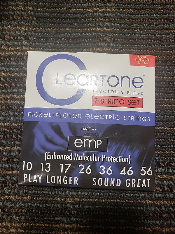 1 Set Cleartone Electric Guitar Strings 7 String 10-56 | Reverb