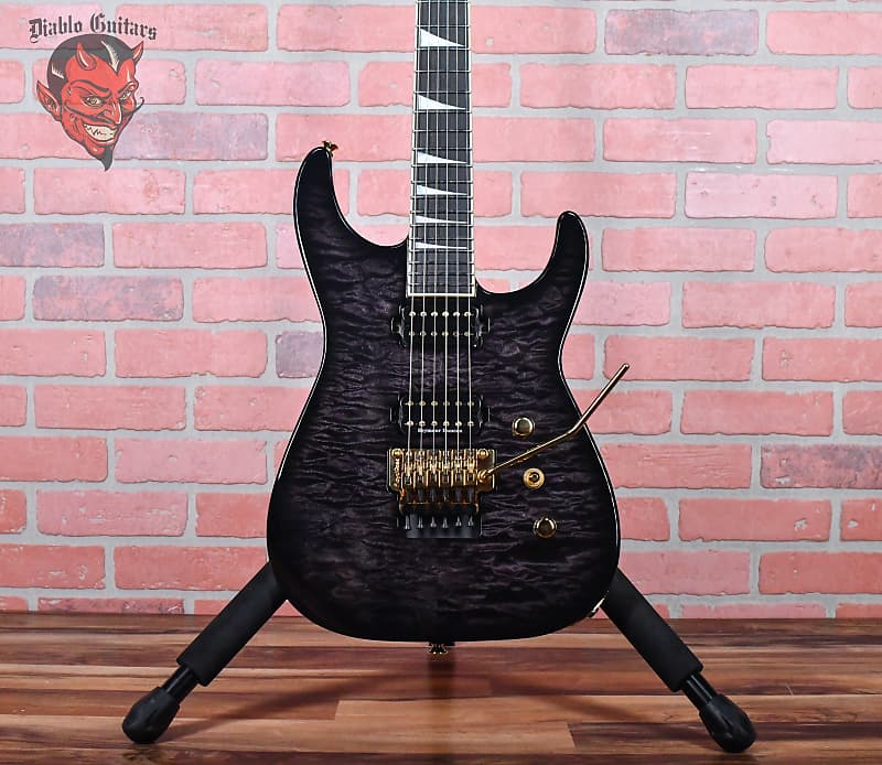 Jackson USA Custom Shop SL2H FR GHW Soloist Quilt Maple Top | Reverb