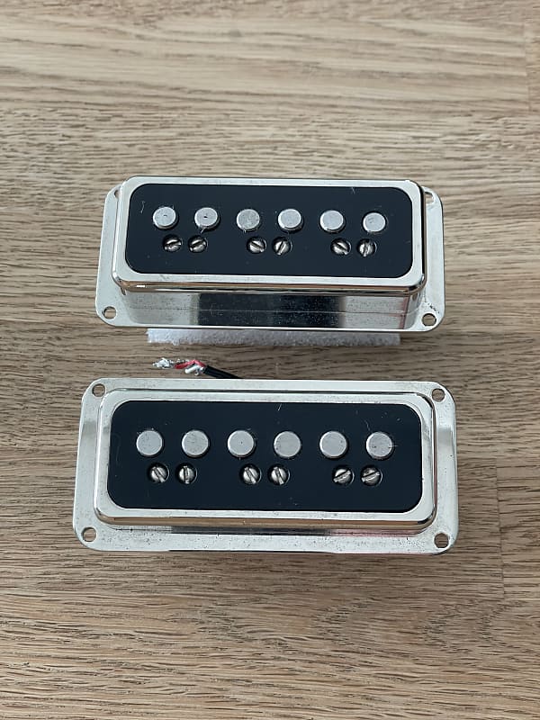 Gretsch DynaSonic pickups pair neck and bridge chrome | Reverb