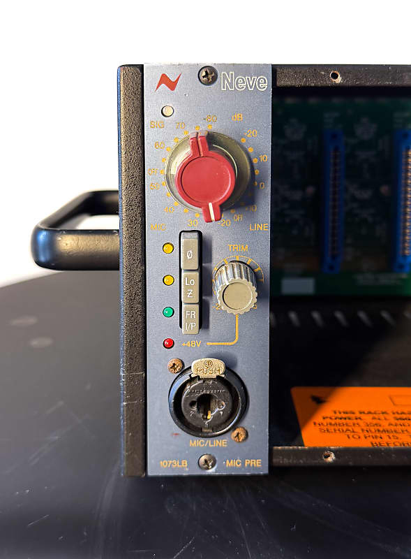 AMS Neve 1073LB 500 Series Mic Preamp Module 2010s - Blue | Reverb