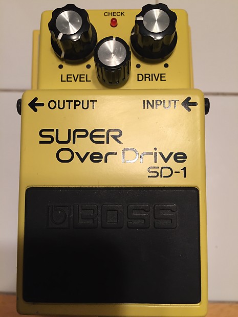 Boss SD-1 Overdrive Yellow | Reverb