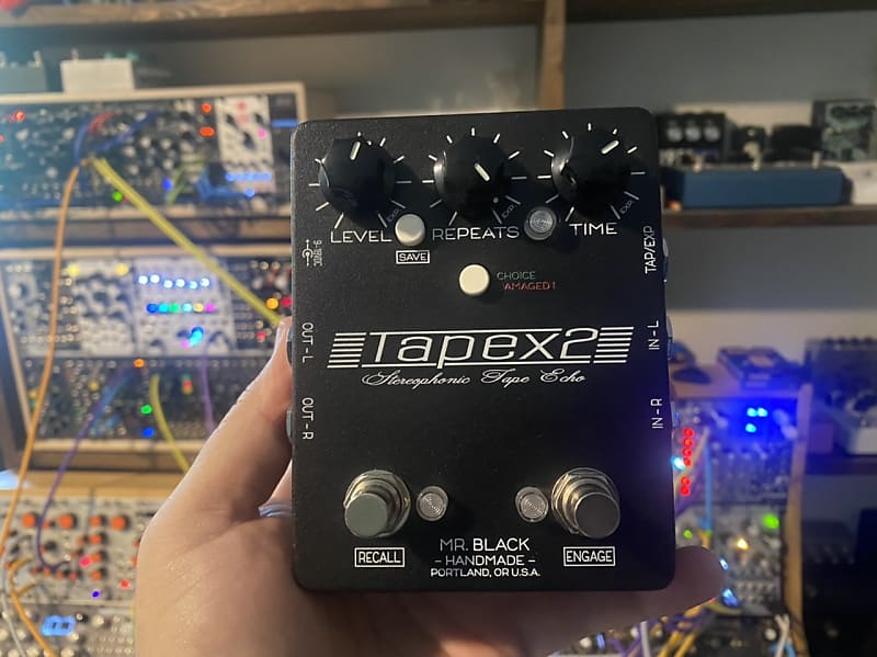 Mr. Black Tapex 2 True Stereo Tape Delay | Reverb