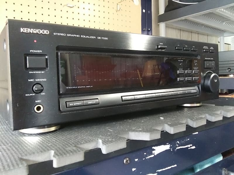 Kenwood Stereo Graphic Equalizer GE-7030 Black | Reverb