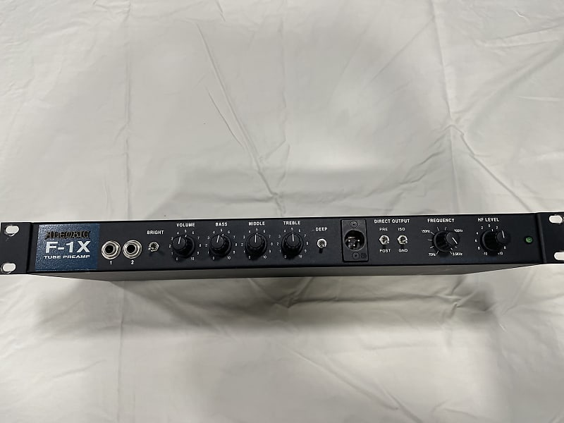 Alembic F-1X Tube Bass Preamp 90's - Black | Reverb