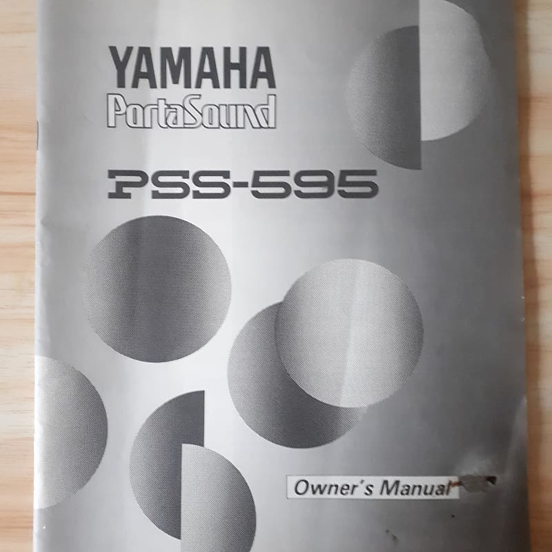 Yamaha Portasound PSS-595 Owners Manual | Reverb UK