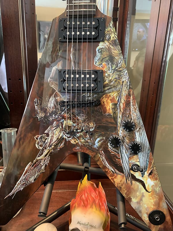 Dean Signature Hunter EV 2000 - Gloss & Grafficks Of The Dean | Reverb