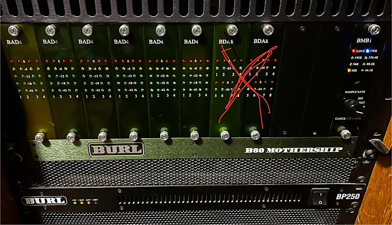 Burl B80 Mothership - 24 channels BAD4’s - BMB1 Avid | Reverb