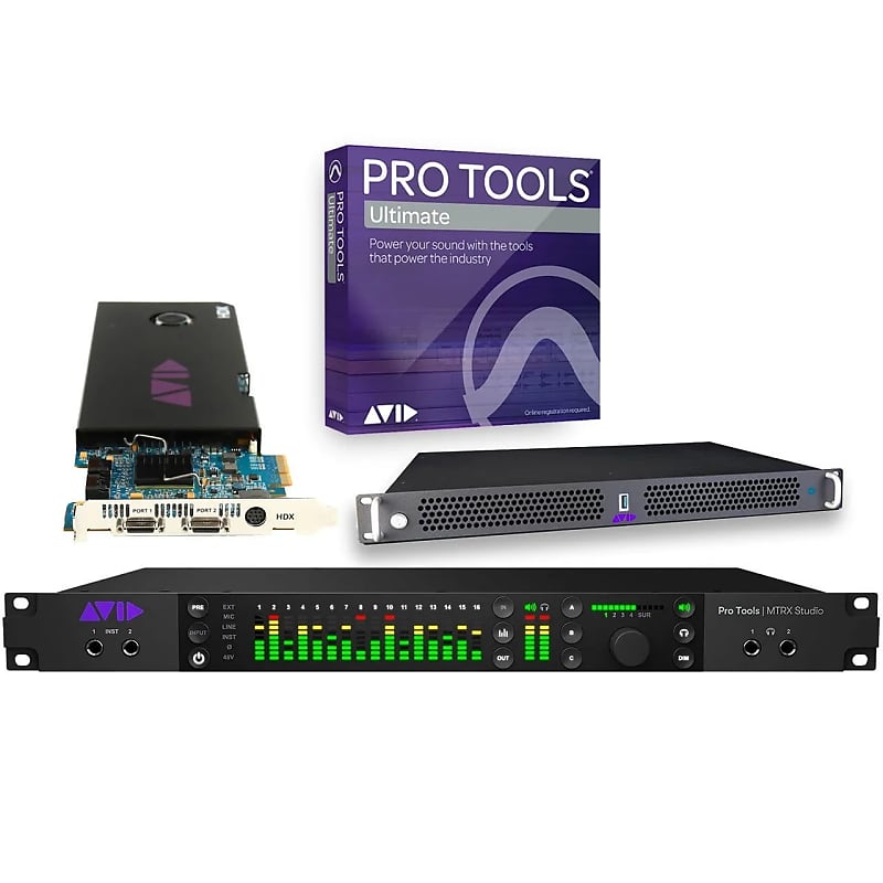 Avid HDX Thunderbolt 3 MTRX Studio Bundle | Reverb