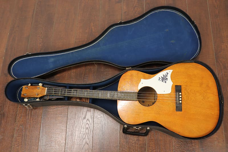 Stella Harmony F-71 4 String Tenor Guitar Vintage 1950's | Reverb