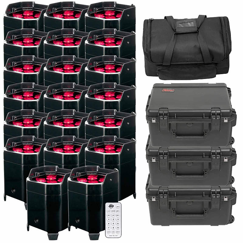 (20) American DJ Element HEX Battery Powered Wireless LED | Reverb