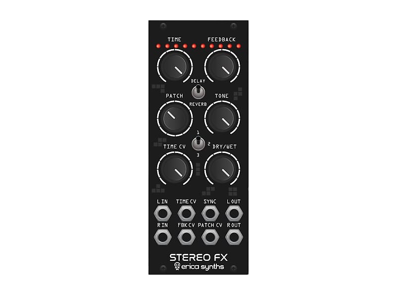 Erica Synths Drum Stereo FX Delay + Reverb Effects | Reverb Erica Synths Drum Stereo FX Delay + Reverb Effects | Reverb
