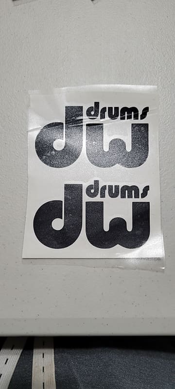 Dw ? Sticker Black Glossy | Reverb