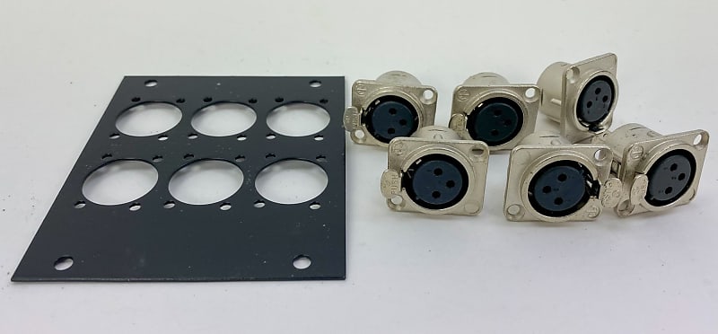 6 Livewire Essential Neutrik Female XLR Panel Mount | Reverb