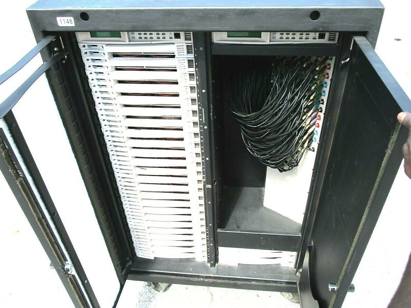 ETC SENSOR 48x2.4K MOD 400A DIMMER RACK 4WAY PATCH IN CASE | Reverb