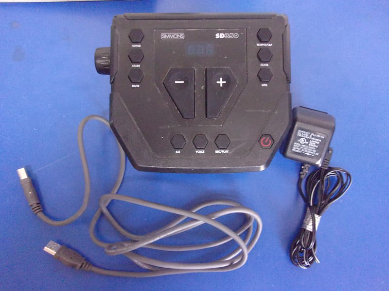 Simmons SD350 Electronics Drums Module / Brain with USB Cable | Reverb