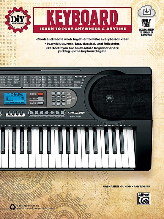 DIY Keyboard Book with Online Audio/Visual Access | Reverb