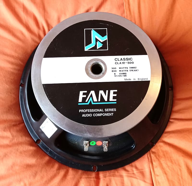 Fane Classic 12-300 12" inch 300w 8 ohm speaker Hiwatt SA 212 | Reverb