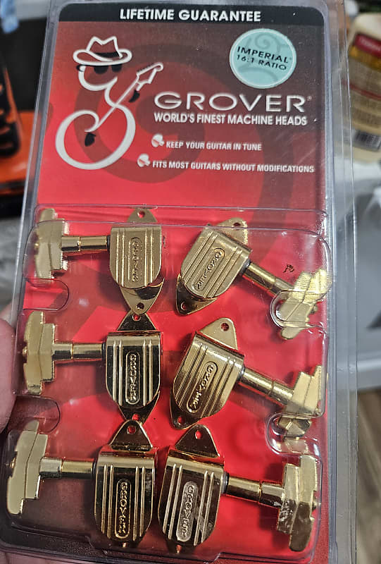 Grover Imperial gold tuners 3x3 2020 - Gold | Reverb