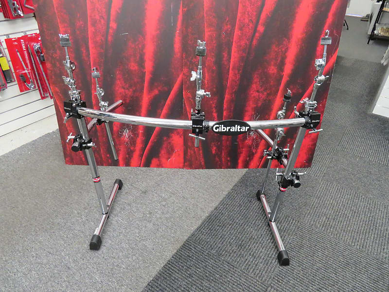 Gibraltar Drum Rack System with cymbal boom arms | Reverb