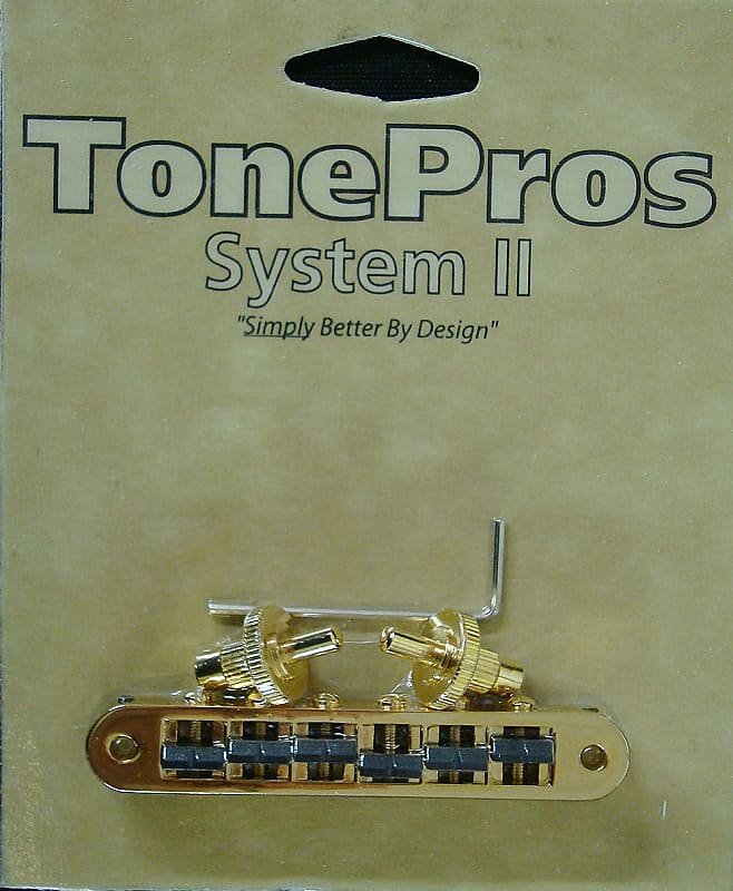 TP6K-G TonePros Standard Tune-O-Matic Bridge w/ Black G | Reverb