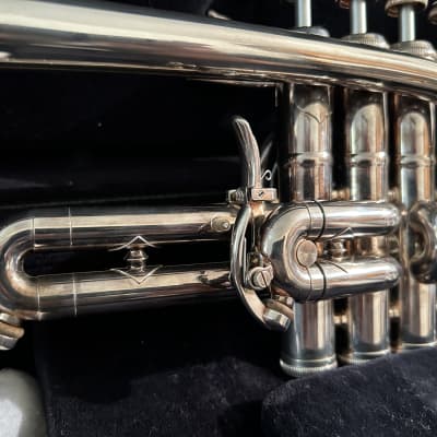 F. Schmidt 54s silver 4 valve piccolo trumpet Bb/A great | Reverb