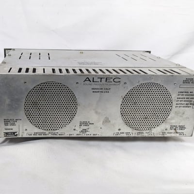 RARE 1977 Altec 9440A Stereo Power Amplifier 800W Solid State | Reverb