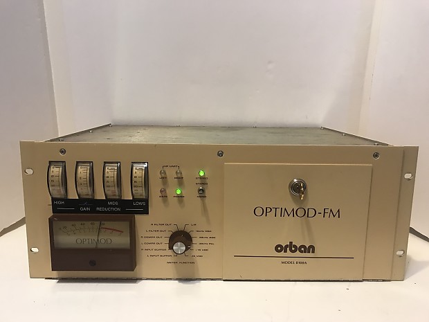 Orban Optimod 8100A/1 FM Broadcast Audio Processor | Reverb Australia