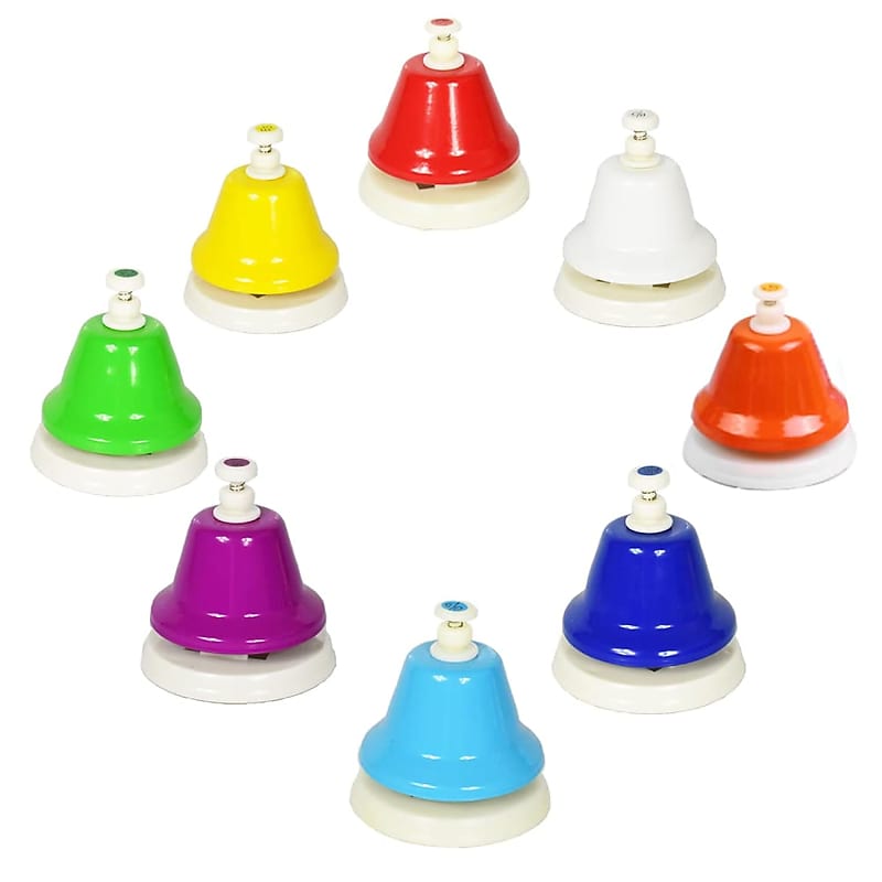 Desk Bells Hand Bells 8 Notes Music Bells Percussion | Reverb