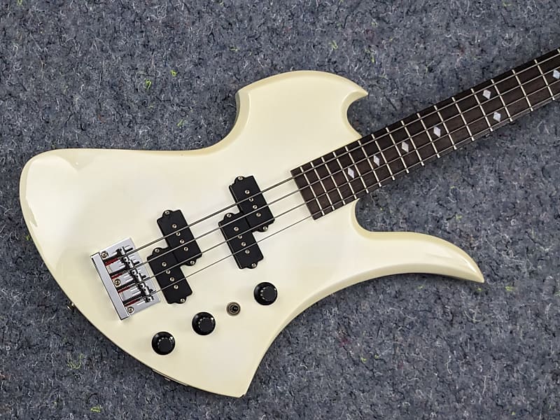 1990s Fernandes MB-65 Mockingbird antique white - Made in | Reverb