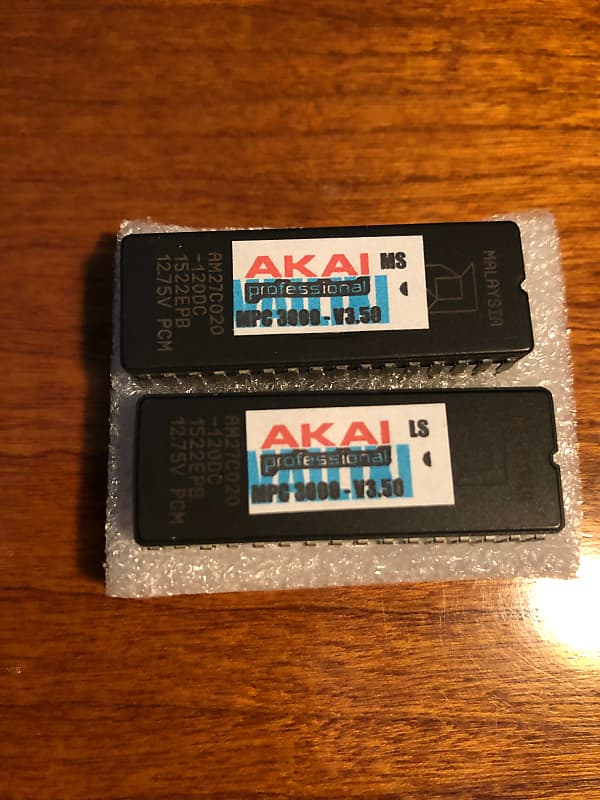 Akai Akai MPC 3000 OS 3.50 Vailixi EPROM U 2000's - Black | Reverb