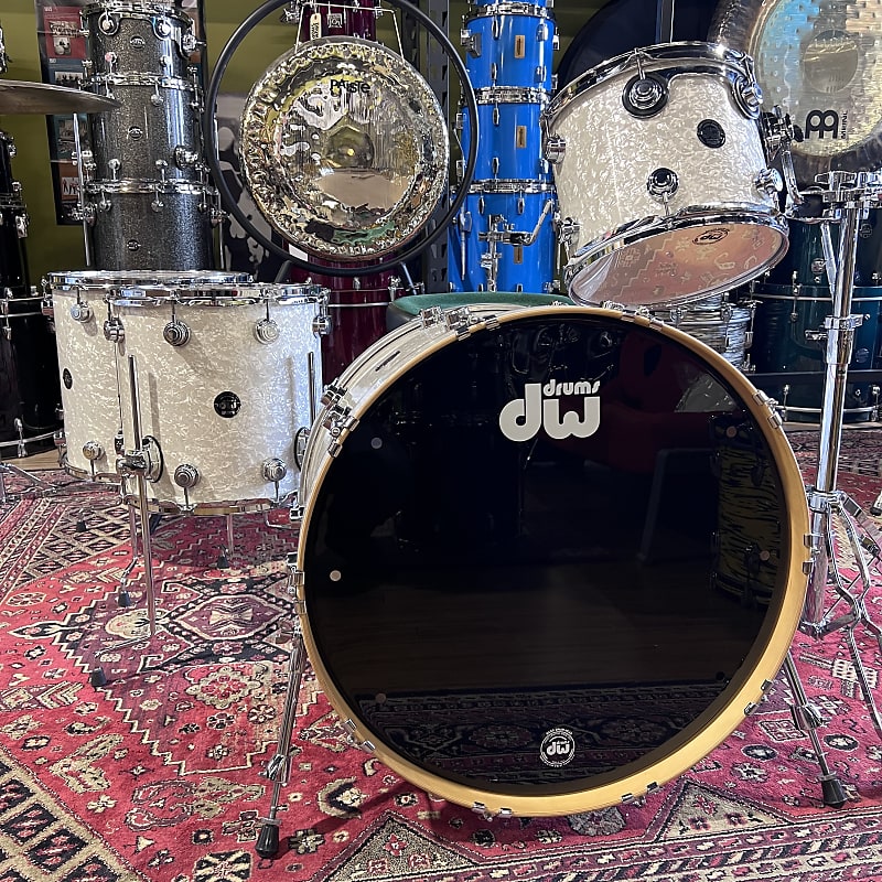 DW Collector White Pearl 12/14/16/24 | Reverb