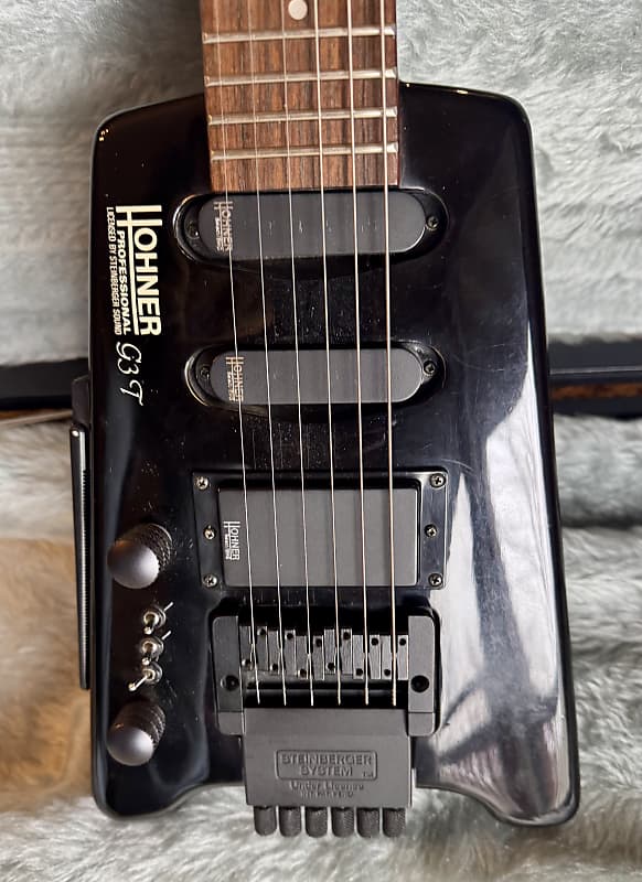 Hohner Left-handed / G3T Tremolo Headless Guitar Licensed by | Reverb