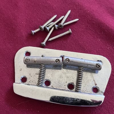 1970s vintage Fender Musicmaster bass bridge | Reverb