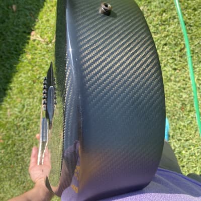 Emerald X20 PRE-PINLESS BRIDGE Black carbon fiber | Reverb