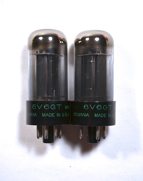 Matched Pair Sylvania 6V6GT Maxi-Matched for Current Draw | Reverb